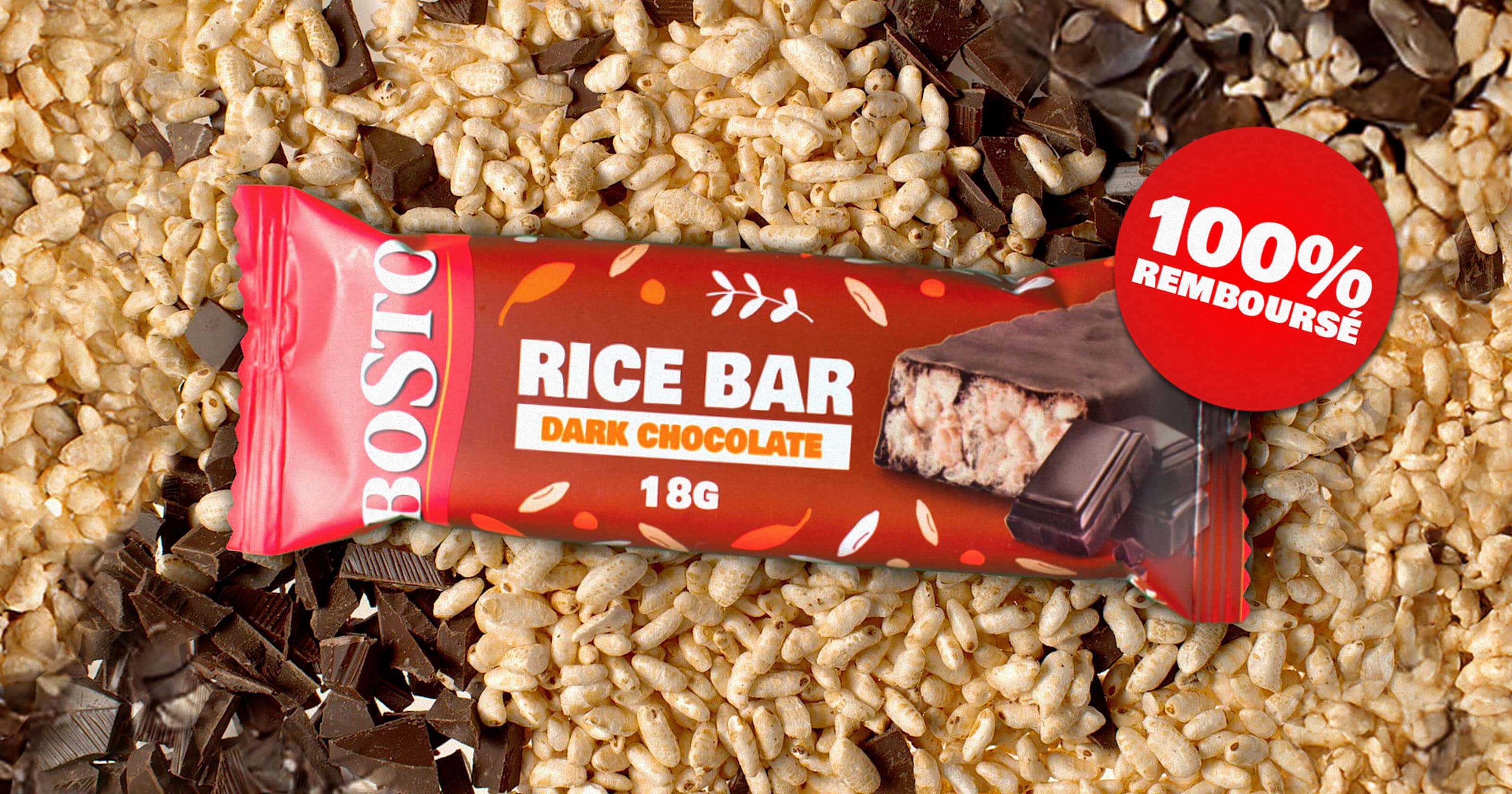 Testez la nouvelle barre de riz Bosto - Face à la crise